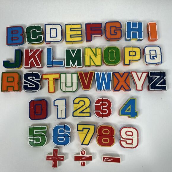 Toys | Vtg Lakeshore Alpha Bots Transforming Alphabet Letters Numbers ...